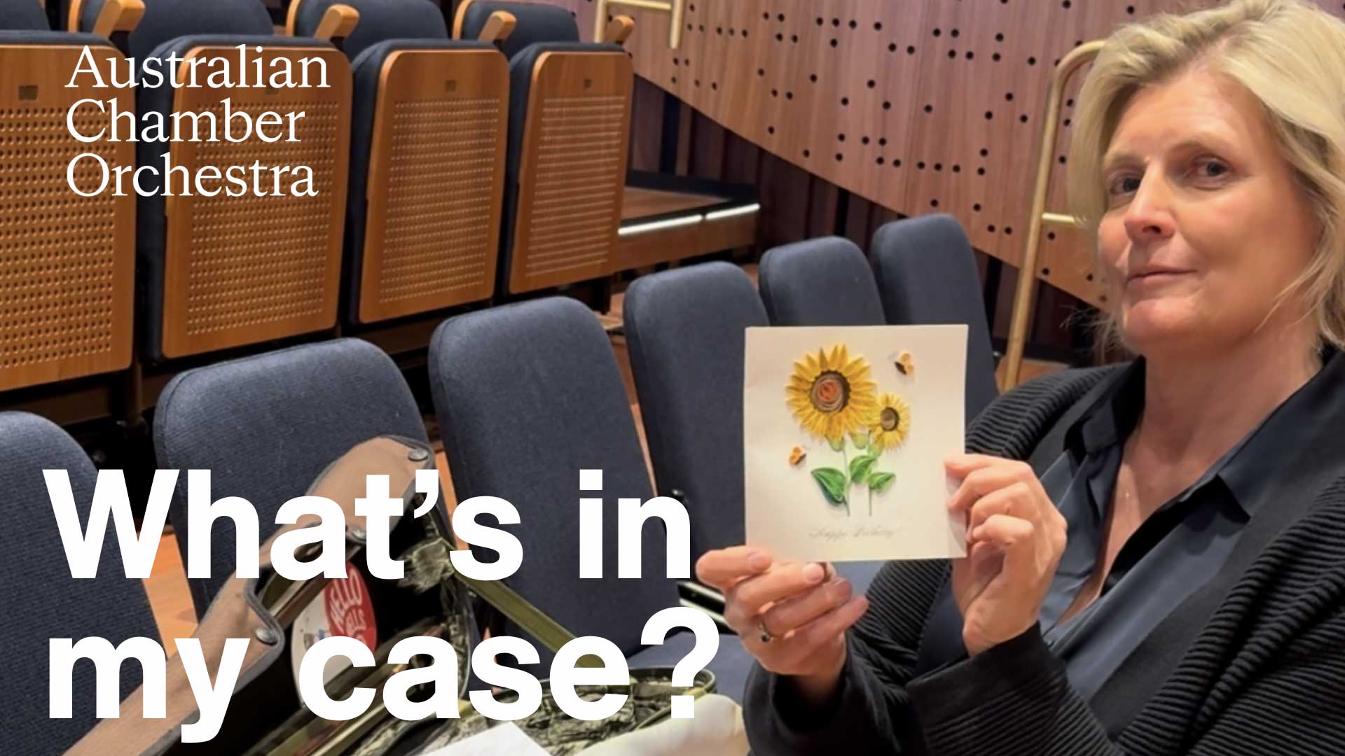 What’s In My Case? Helena Rathbone - Australian Chamber Orchestra
